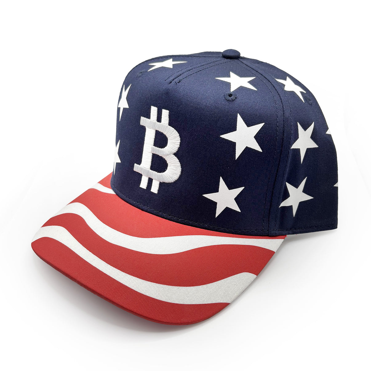 American Flag Bitcoin Hat – Finite Supply